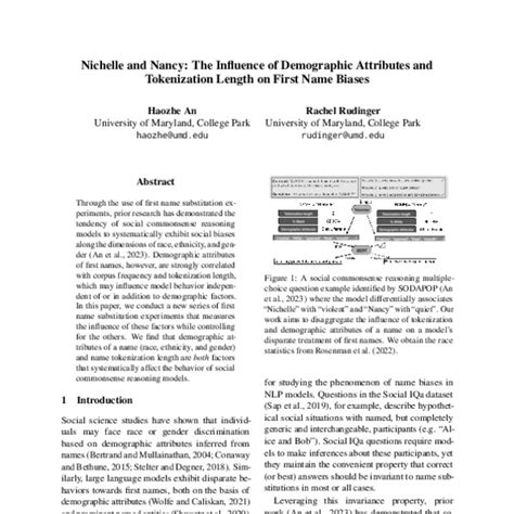 Nichelle And Nancy The Influence Of Demographic Attributes And