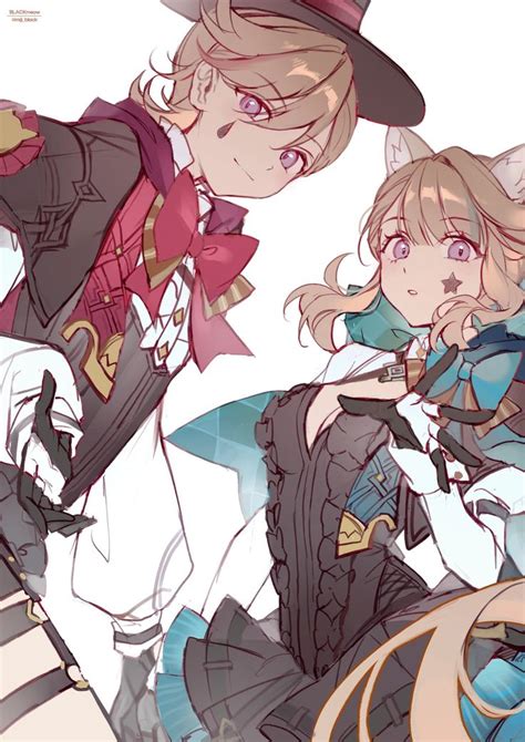 Lyney Lynette Genshin Impact Fanart In 2023 Character Art