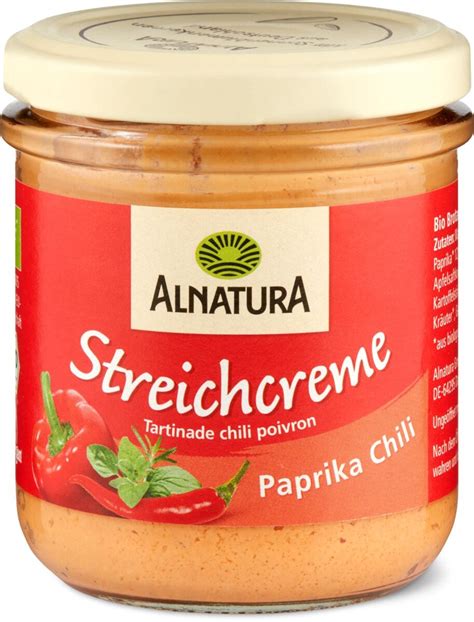 Alnatura Streichcreme Paprika Chili