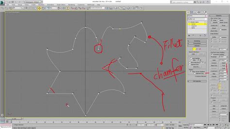 꼭8번하기 07 3ds MAX Editable Spline Vertex 모드 YouTube