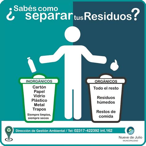Consejos para la separación de residuos