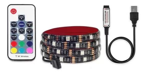 Cinta Luz Led 5 Metros Rgb Usb Para Tv Colores Con Control MercadoLibre