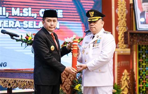 Sandi Fahlepi Resmi Dilantik Sebagai Pj Bupati Muba Mediasumsel
