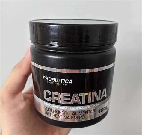 Creatina Monohidratada Pura 100g Probiótica WT Promoções