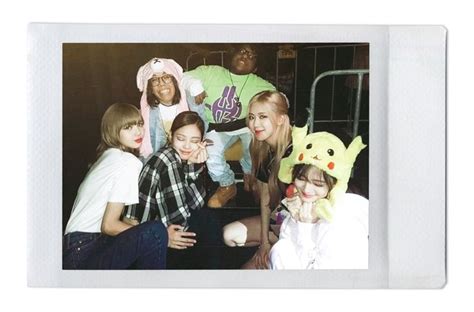 Polaroid Lisa Ros Jennie Jisoo Blackpink Photocard Thealbum