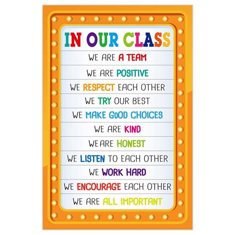 Buy Facraft Classroom Rules X Motivational Classroom