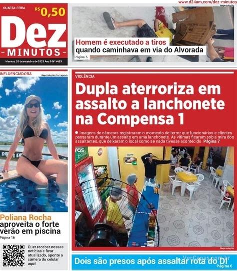 Capa Dez Minutos Edição Quarta 20 de Setembro de 2023