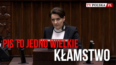 MARZENA OKŁA DREWNOWICZ PiS to jedne wielkie kłamstwo TVPolska pl