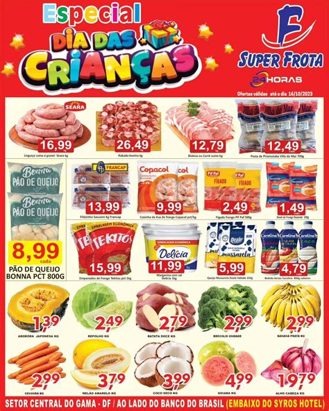 Supermercado Super Frota até 16 10 2023 Encartes DF