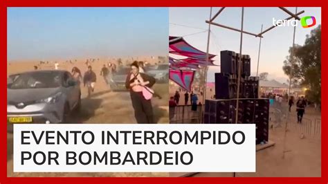 Vídeo mostra jovens fugindo após Hamas invadir rave brasileira no