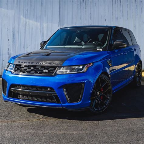 Racing Blue Range Rover Svr Carbon Edition