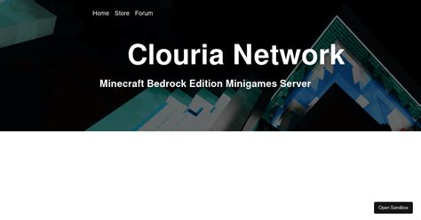 Clouria Network Web Codesandbox