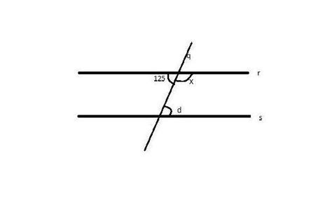 Two Parallel Lines Are Crossed By A Transversal Parallel Lines R And S