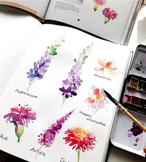 Easy Watercolor Flower Paintings To Inspire You Artofit