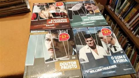 4914 Coleção Folha Grandes Livros No Cinema Dvd 25 Volumes Frete grátis