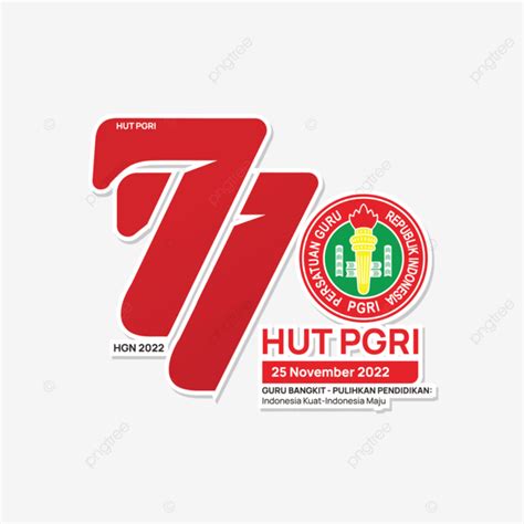 Gambar Logo Memperingati Gubuk Pgri Ke 77 Dan Gambar Hd Hari Guru