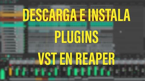 Cómo instalar PLUGINS VST en Reaper Muy Facil YouTube