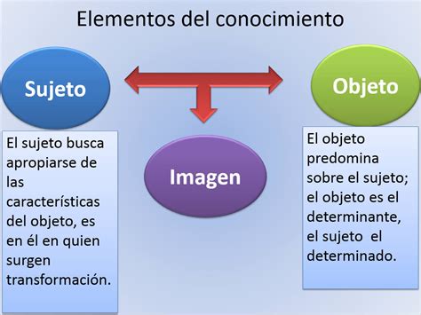 Sujeto Y Objeto Del Conocimiento Abstractor