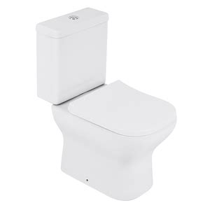 Kit Vaso Sanitário Caixa Acoplada e Assento Branco Duplo