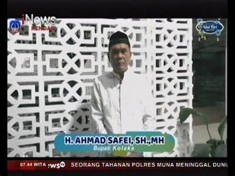 Greeting Hari Raya Idul Fitri 1443 H Bupati Kolaka H Ahmad Safei SH