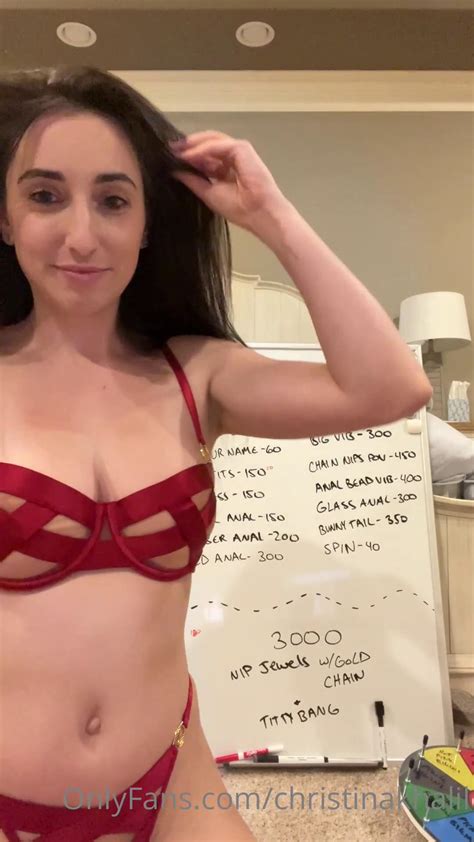 Christina Khalil Nude April Part Onlyfans Livestream Leaked