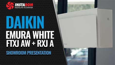 Daikin Emura White FTXJ AW RXJ A Inverter Air Conditioner YouTube