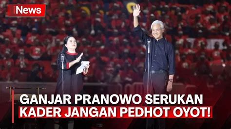 Full Pidato Ganjar Pranowo Soal Capaian Ekonomi Jokowi Di Konsolidasi