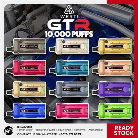 WERTI GTR DISPOSABLE 10K PUFFS Vape VMO