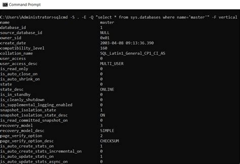 Overview Of The Sqlcmd Utility In Sql Server