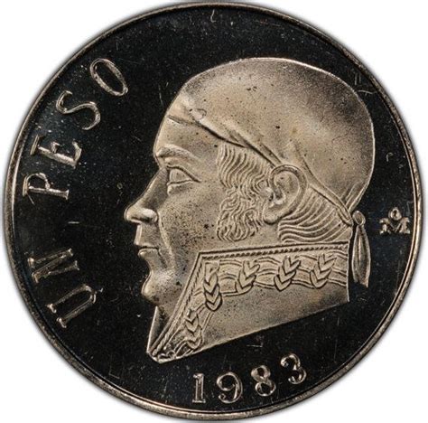 1 Peso Pattern Mexico Numista