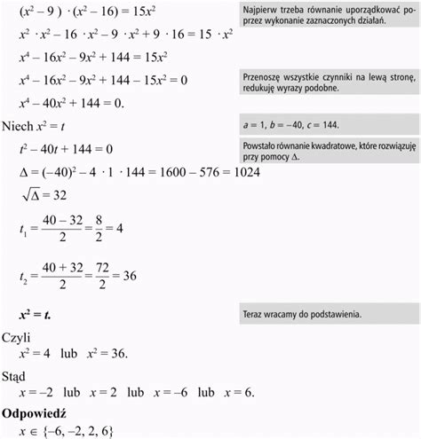 R Wnania I Nier Wno Ci Wielomianowe Matematyka Opracowania Pl
