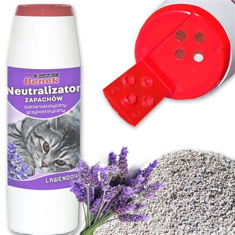 Lawendowy Neutralizator zapachu KOTA kuwety żwirku 500 g Super Benek