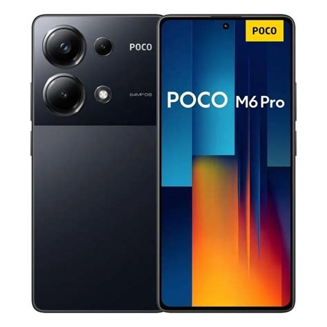 Smartphone Xiaomi Poco M6 Pro 8GB RAM 256GB ROM Negro Desbloqueado