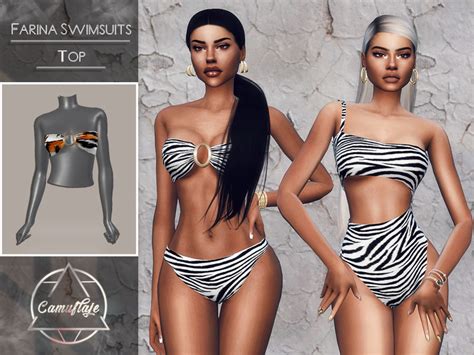 The Sims Resource Farina Swimsuits Top