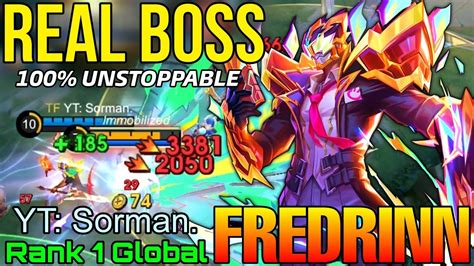 Real Boss Fredrinn Unstoppable Top Global Fredrinn By Yt