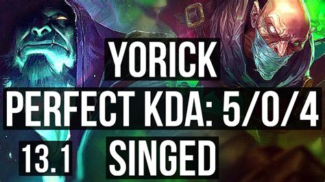 Yorick Vs Singed Top Rank Yorick Games M