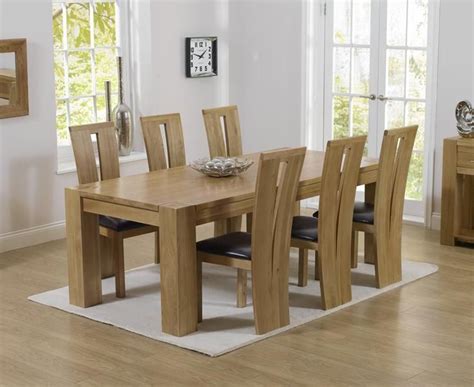 20 Photos Chunky Solid Oak Dining Tables And 6 Chairs Dining Room Ideas