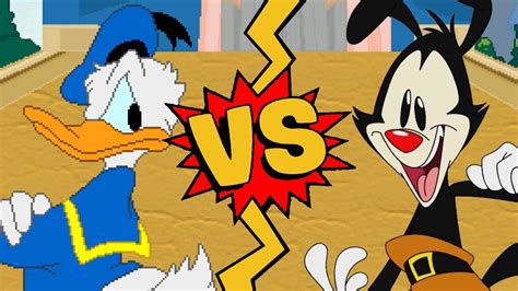 M U G E N Battles Donald Duck Vs Yakko Warner Disney Vs Warner