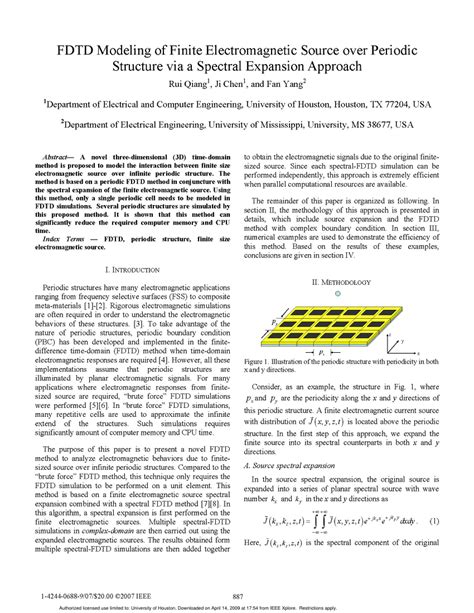 pdf finite difference time domain modeling of finite sized electromagnetic source over