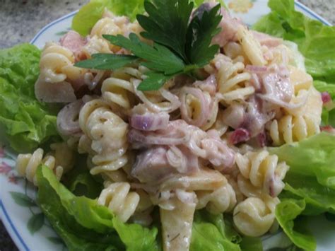 Salalte Nudelsalat Mit Hering Rezept Kochbar De