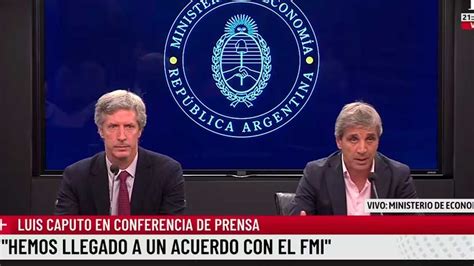 Luis Caputo confirmó que el FMI está abierto a un nuevo acuerdo y