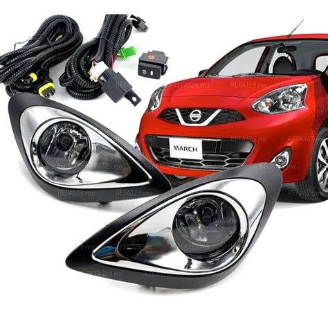 Kit Faro Niebla Nissan March Meses Sin Intereses