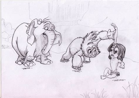 Tarzan Terk And Tantor