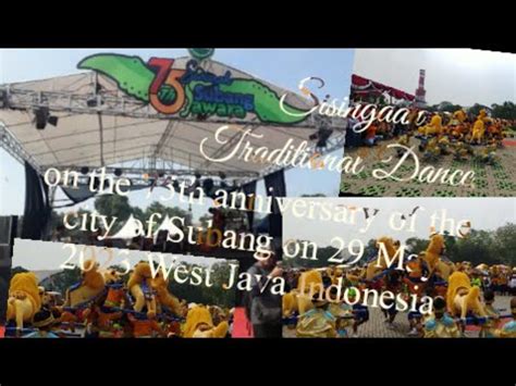 Sisingaan Dance On The 75th Anniversary Of The City Of Subang On 29