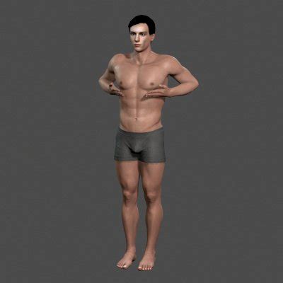 Beautiful Man D Model By Igor