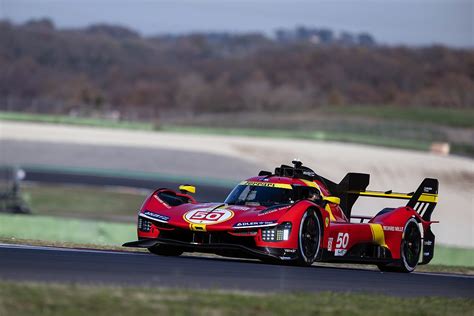 La Ferrari 499P Hypercar a effectué son dernier test 2022 Motors Addict