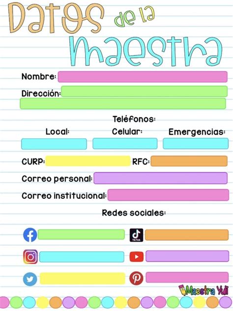 Pin De Irene En Agenda Agenda Escolar Para Imprimir Carpeta Del