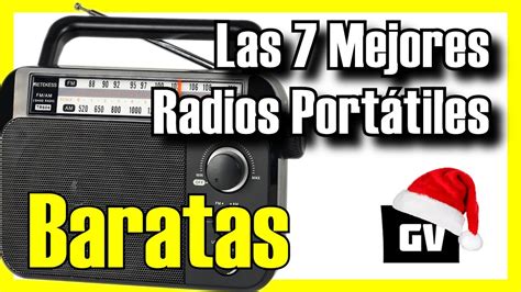 Las 7 MEJORES Radios Portátiles BARATOS de Amazon 2024 Calidad