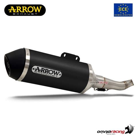 Arrow Exhaust Urban Slip On Dark Aluminum Approved For Honda Forza
