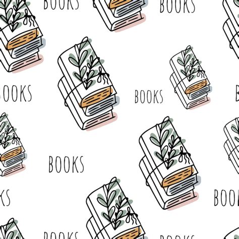 Libro Doodle De Patrones Sin Fisuras Con Plantas Vector Premium